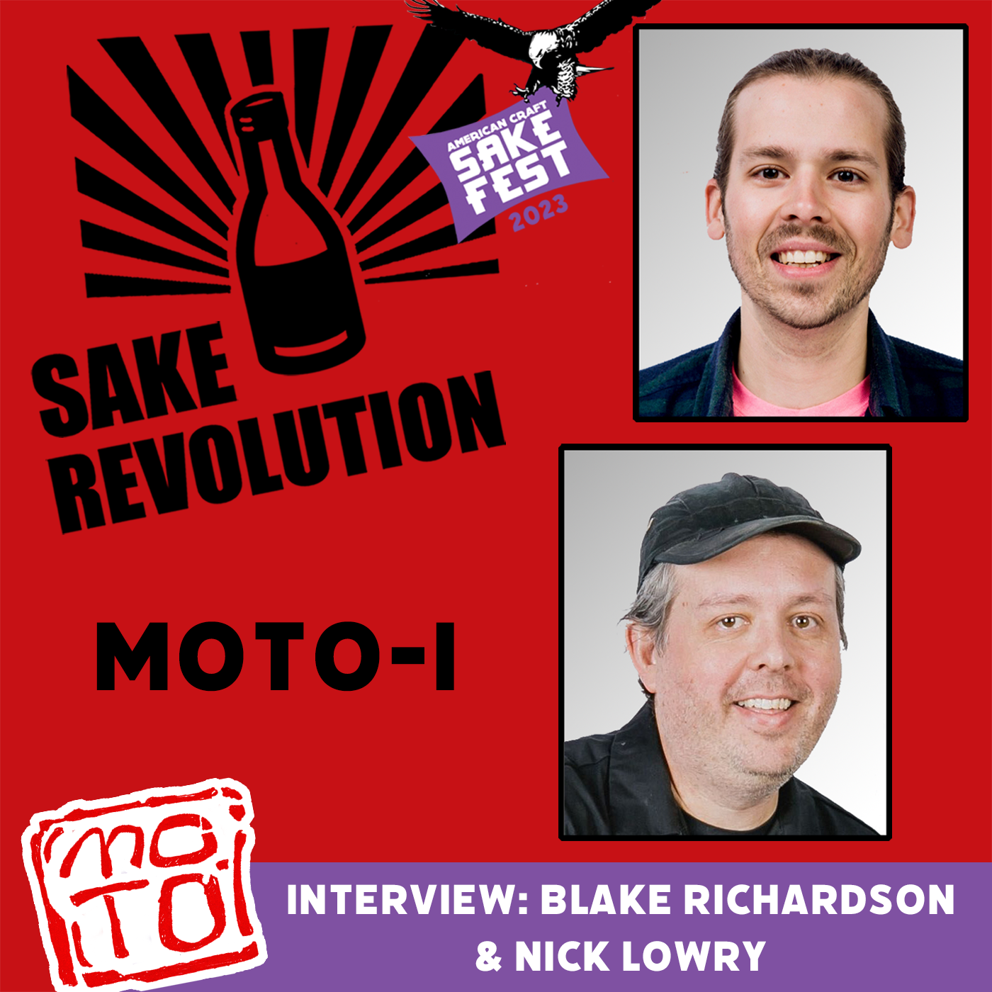 LIVE! The American Craft Sake Festival 2023: Blake Richardson and Nick Lowry of Moto-i - Sake ...