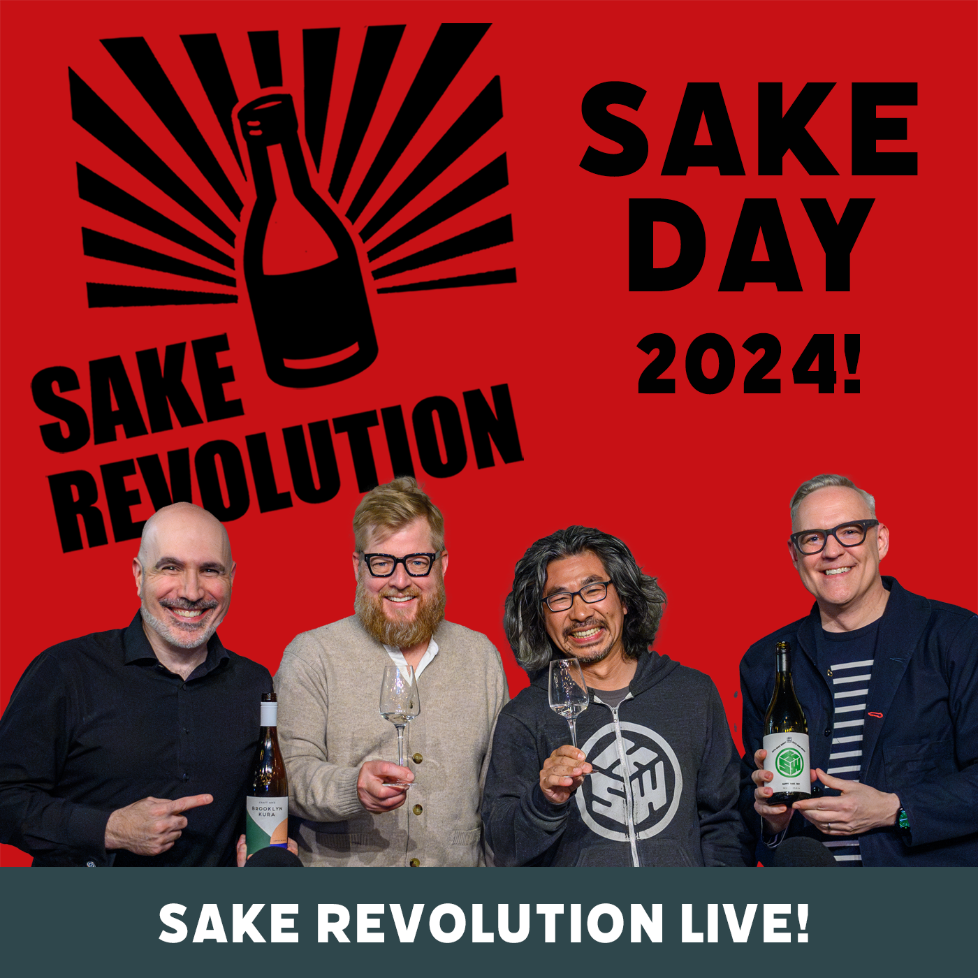 Sake Revolution LIVE! Sake Day 2024 with Brandon Doughan and Shinobu ...